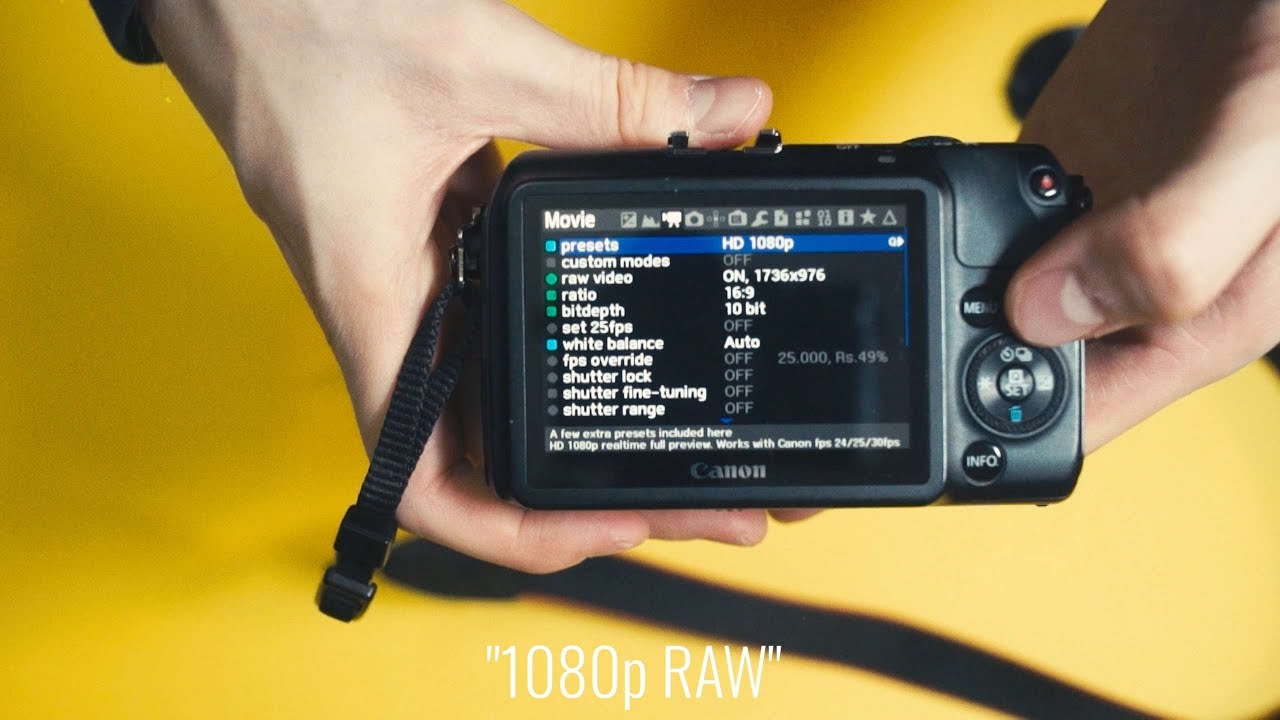 Canon EOS M RAW SAMPLES "1080p" 10bit - YouTube