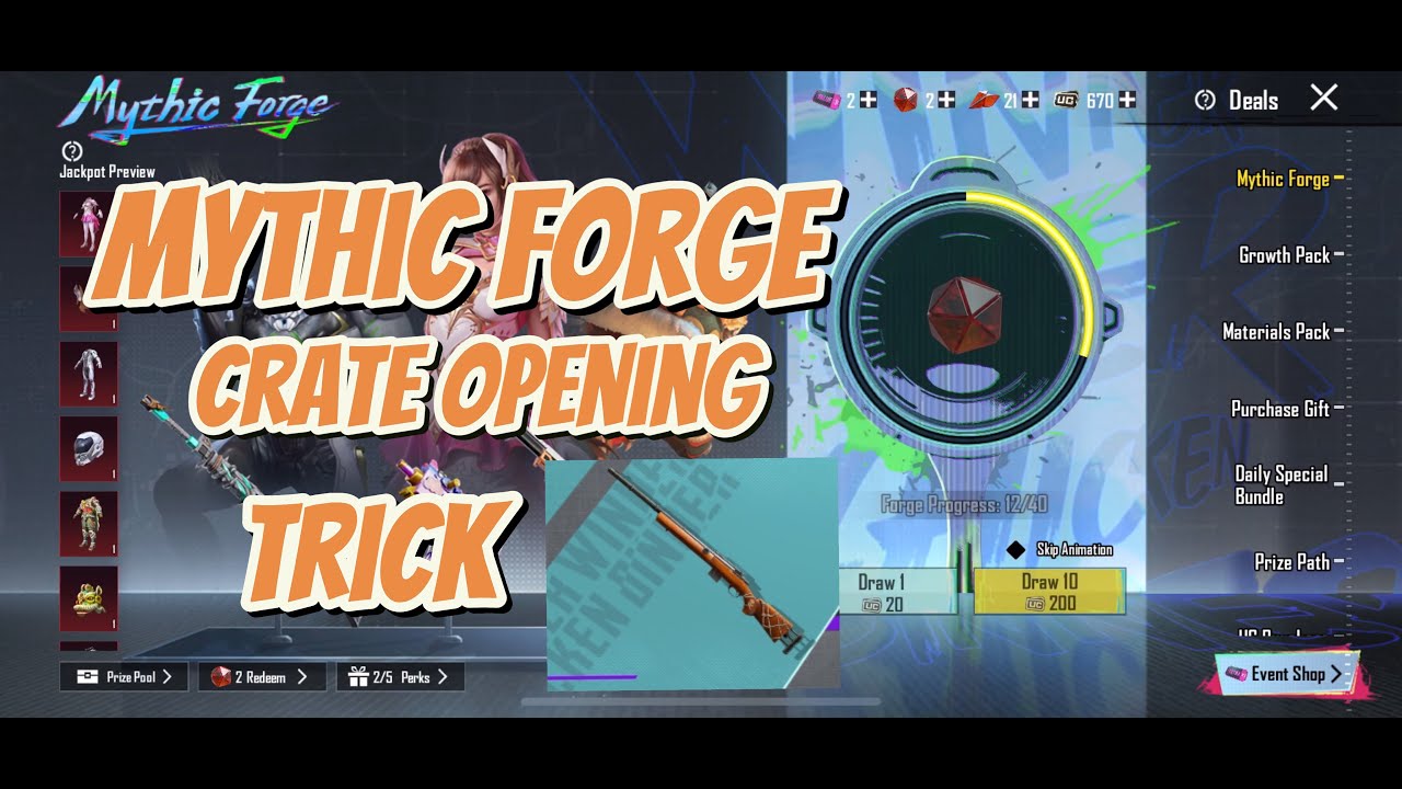 mythic forge opening trick#youtube - YouTube