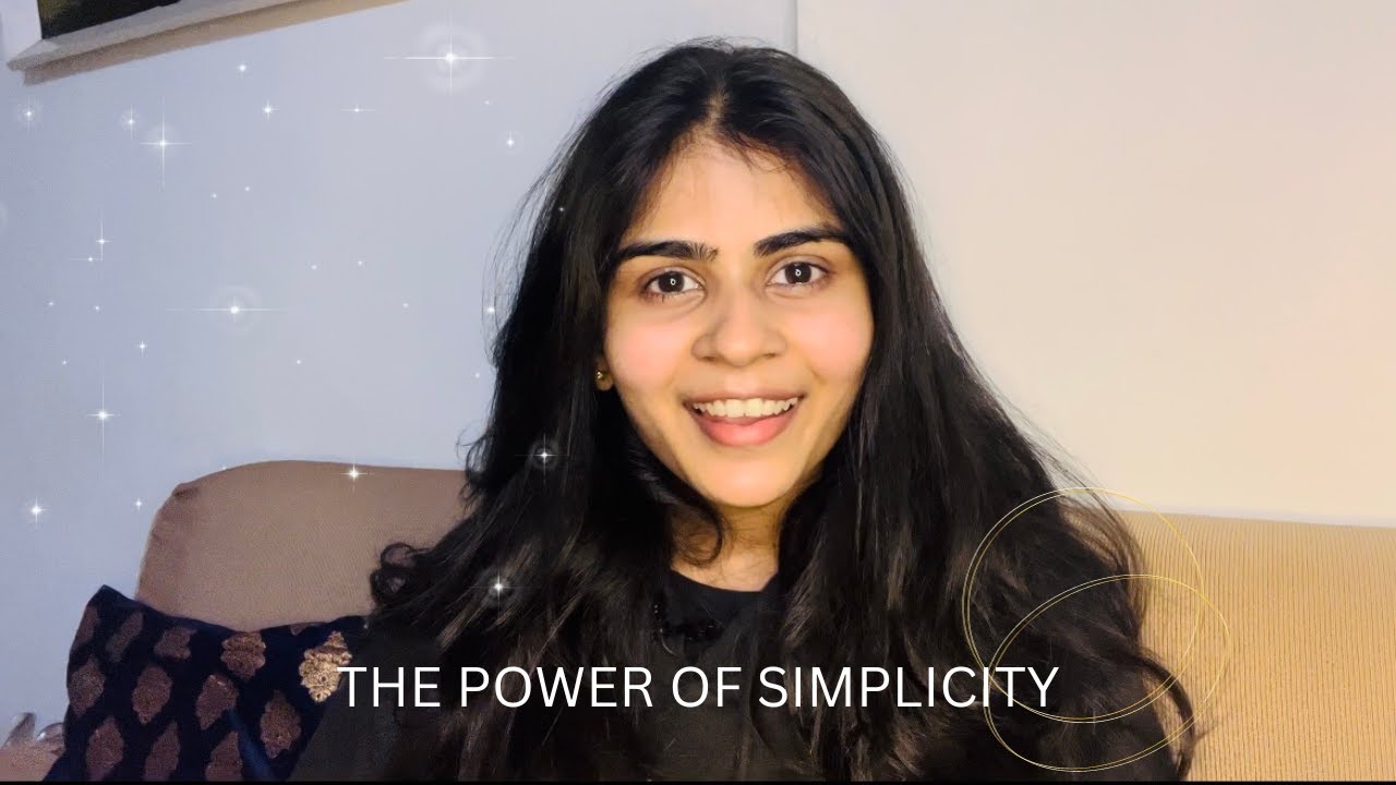 Daring to be simple. - YouTube