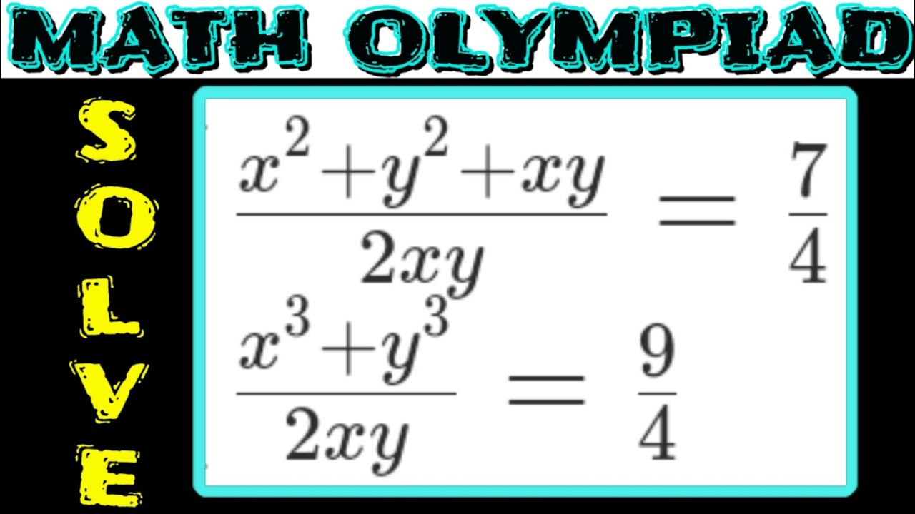 Math Olympiad:A Nice Olympiad Algebra Problem!@AyaansMath - YouTube
