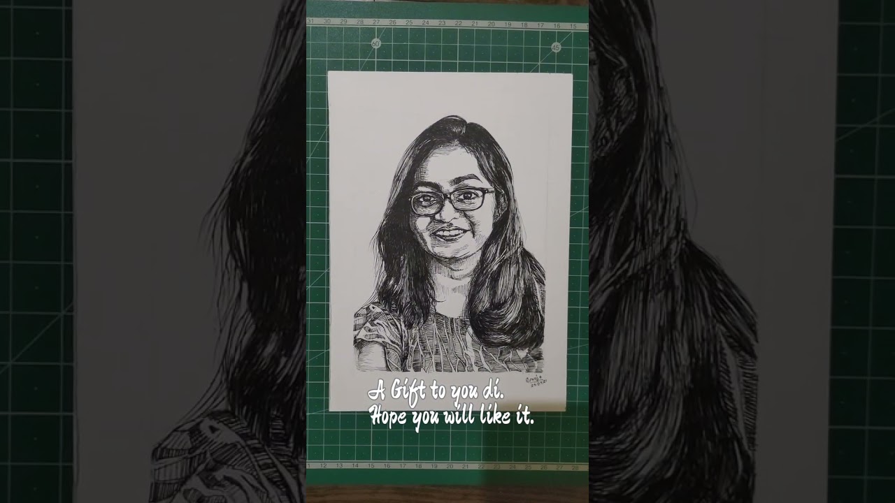 FIRST SHORT | 2ND FINELINER PORTRAIT | HOPE YOU LIKE IT - YouTube