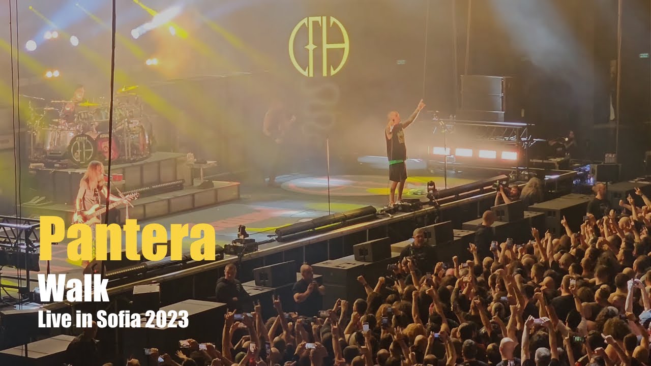 Pantera "Walk" Live in Sofia 2023 - YouTube