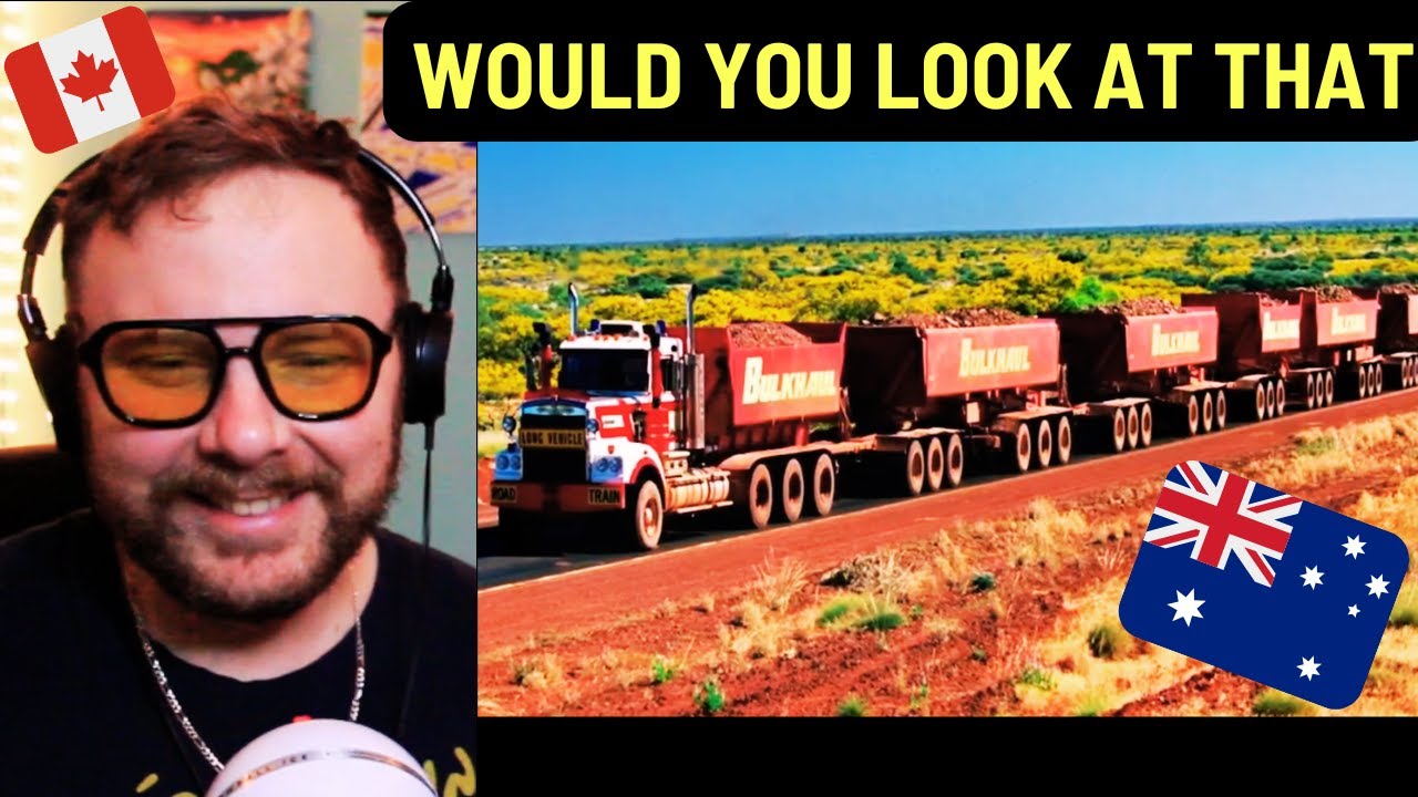Canadian Reacts to Meet The WORLD'S LONGEST Trucks... Australia's Road ...
