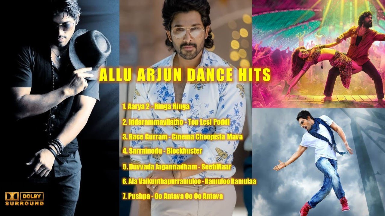 Allu Arjun Dance Hits! - YouTube