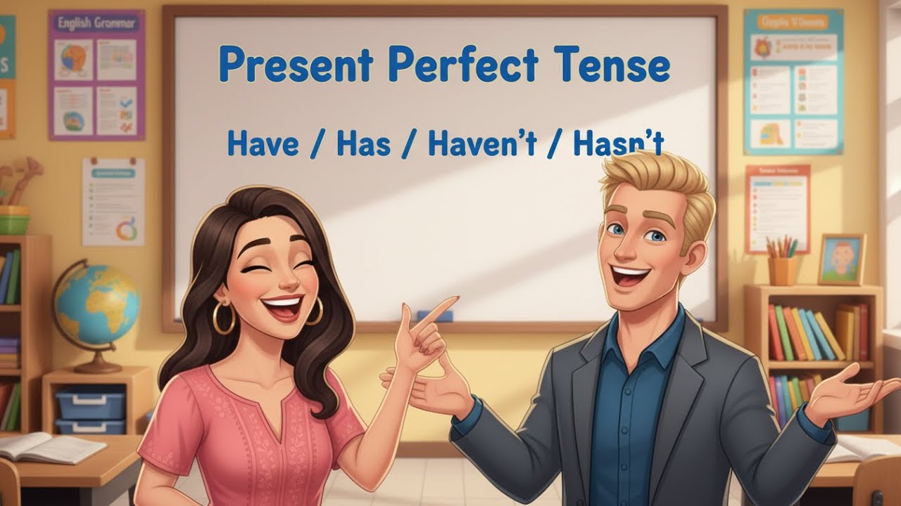 Learn Present Perfect Tense Step by Step | Daily Life Examples - YouTube