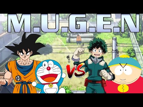 MUGEN Battle 340: Doraemon and Goku vs Izuku Midoriya and Eric Cartman ...