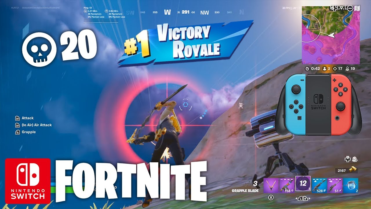 HANDCAM Fortnite Gameplay on Nintendo Switch #50 - YouTube