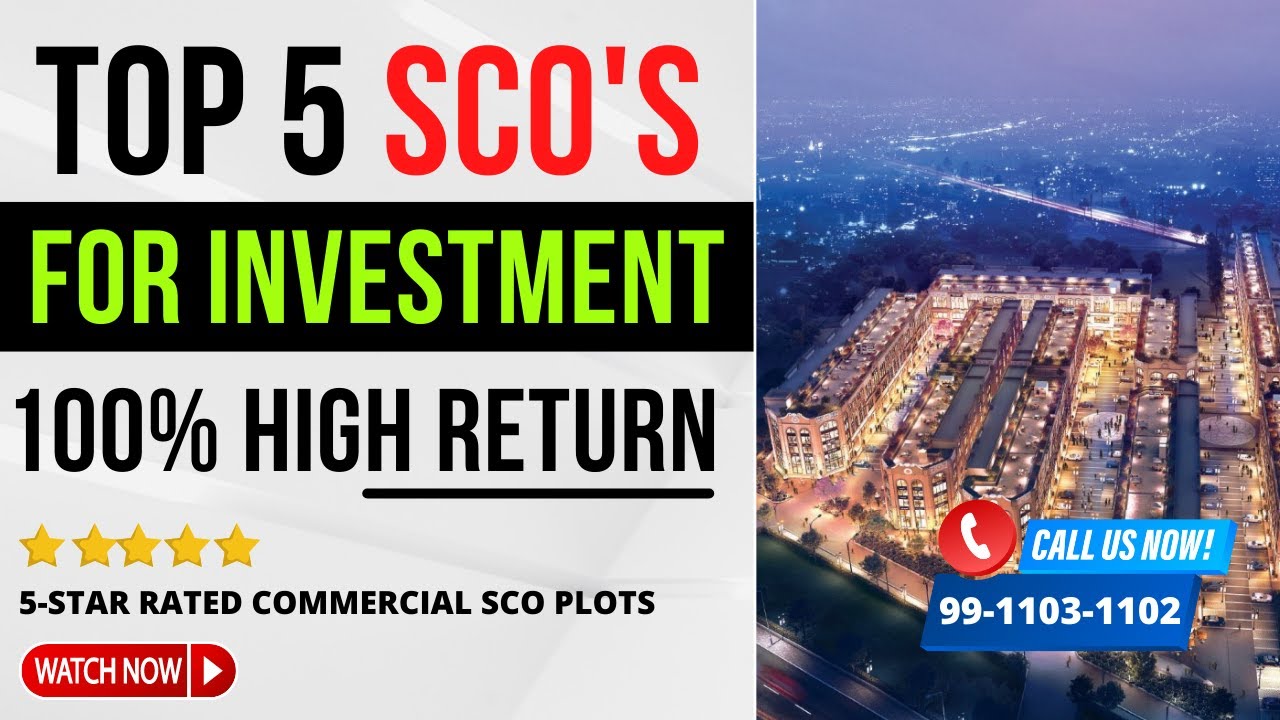 Top 5 SCO Commercial Plots with High Returns | SCO Plots in Gurgaon ...
