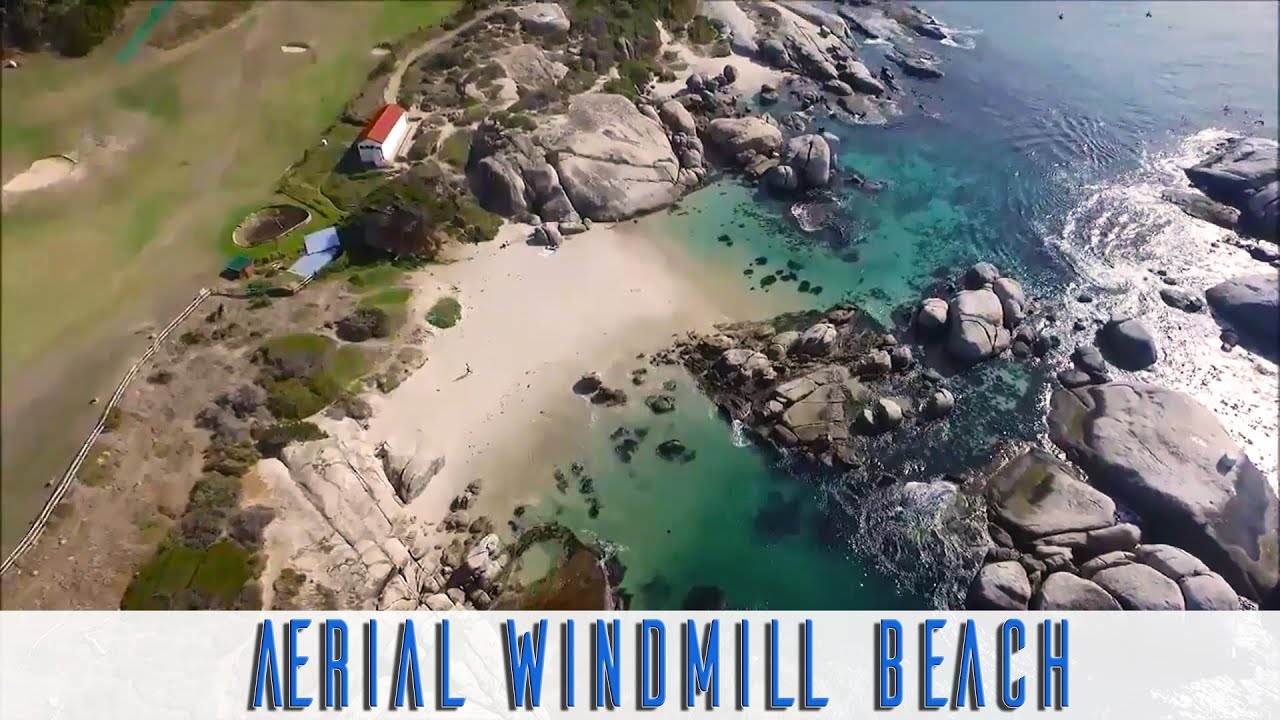 Windmill Beach, Cape Town, Aerial View - YouTube