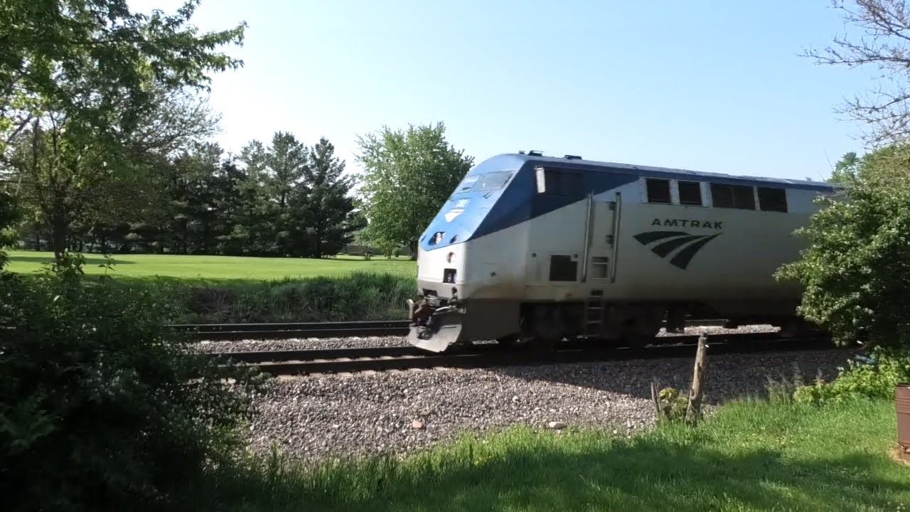 Turnt Around Amtrak: Amtrak 202 Leads EB Train #3 on 5/15/24 - YouTube