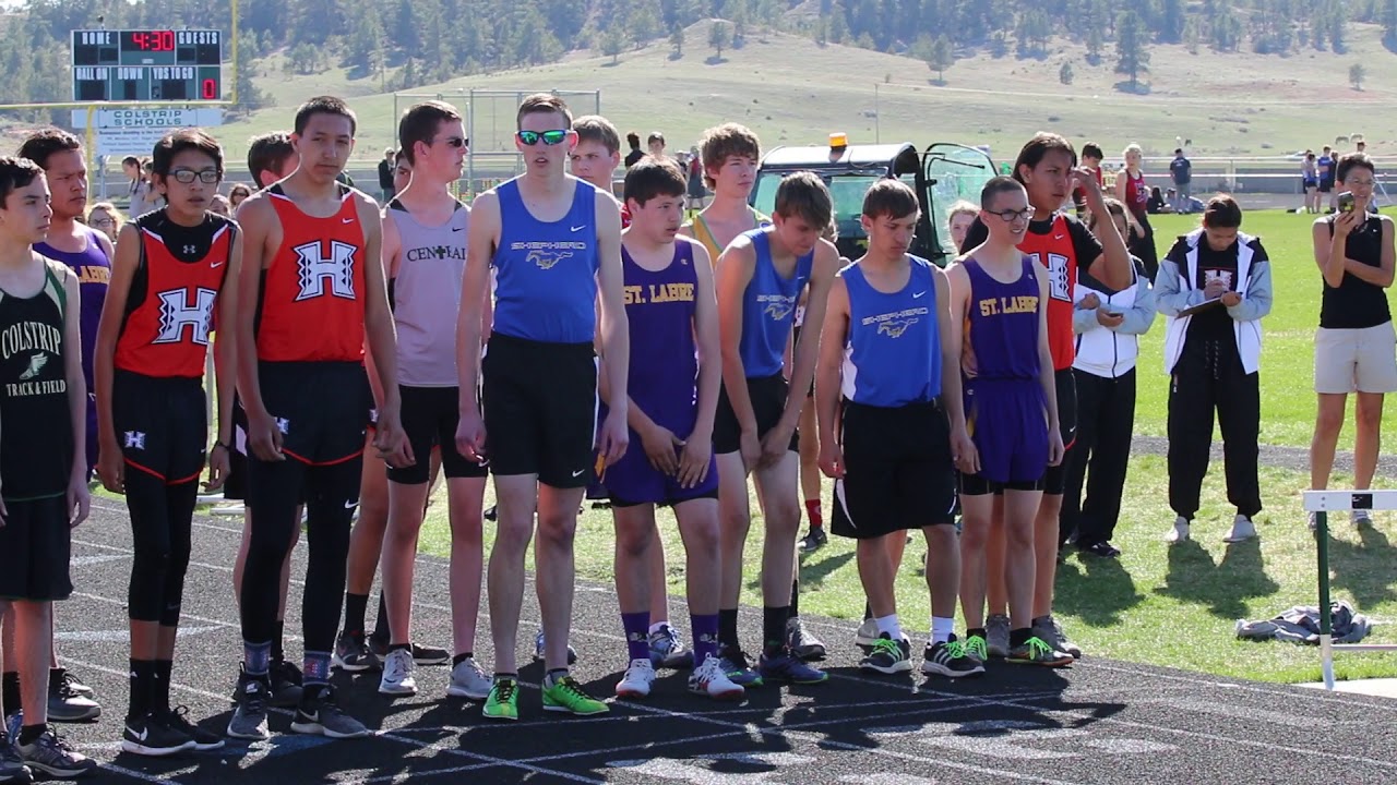 Waterfall Start for the 1600 m Run - YouTube