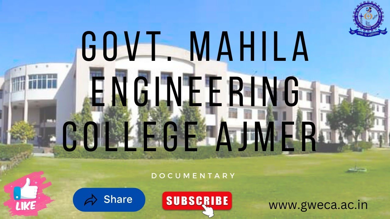 Mahila Engineering College Ajmer Documentary - YouTube