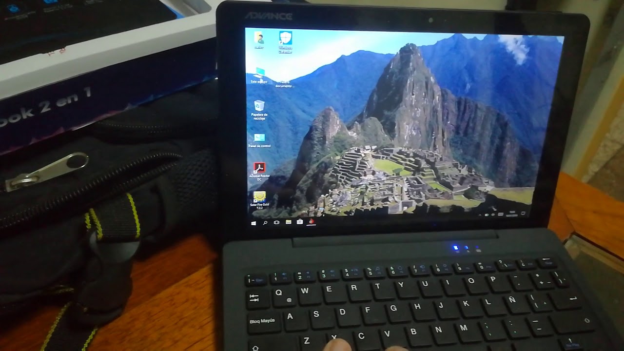 TABLET ADVANCE WINDOWS 10 - YouTube