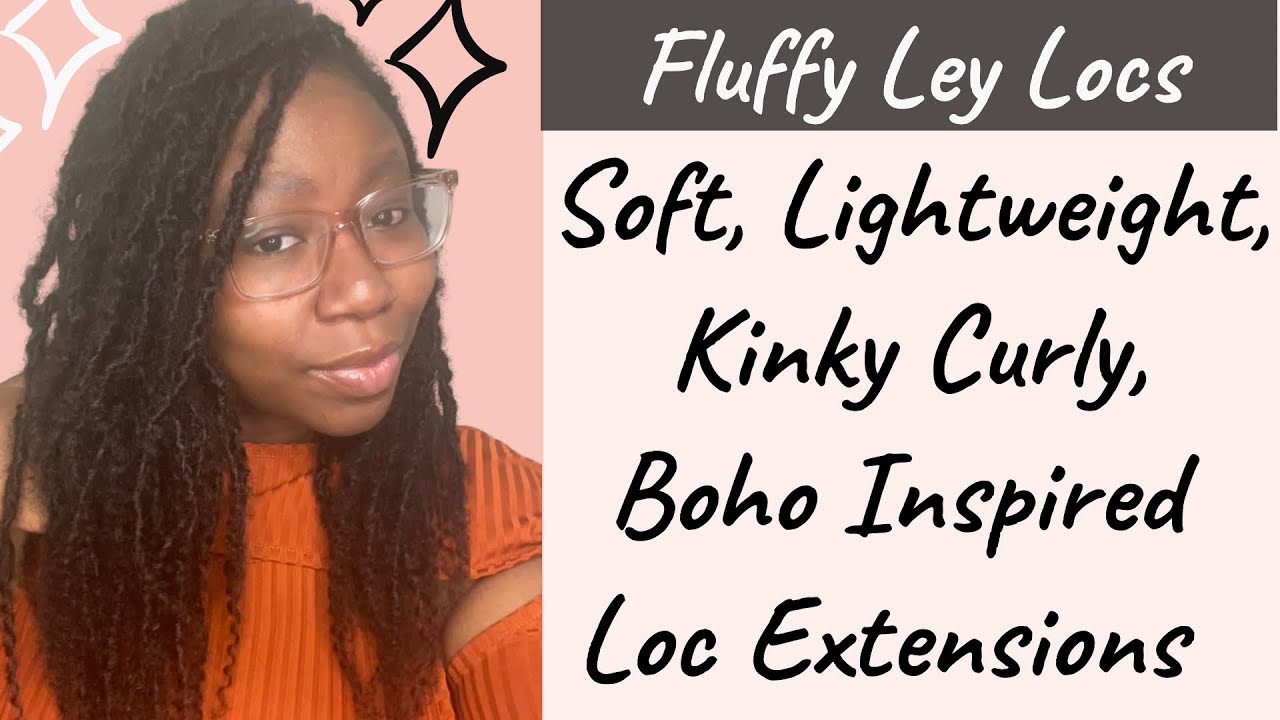 Fluffy Ley Locs | Soft Kinky Curly Lisa Bonet Inspired Loc Extensions ...