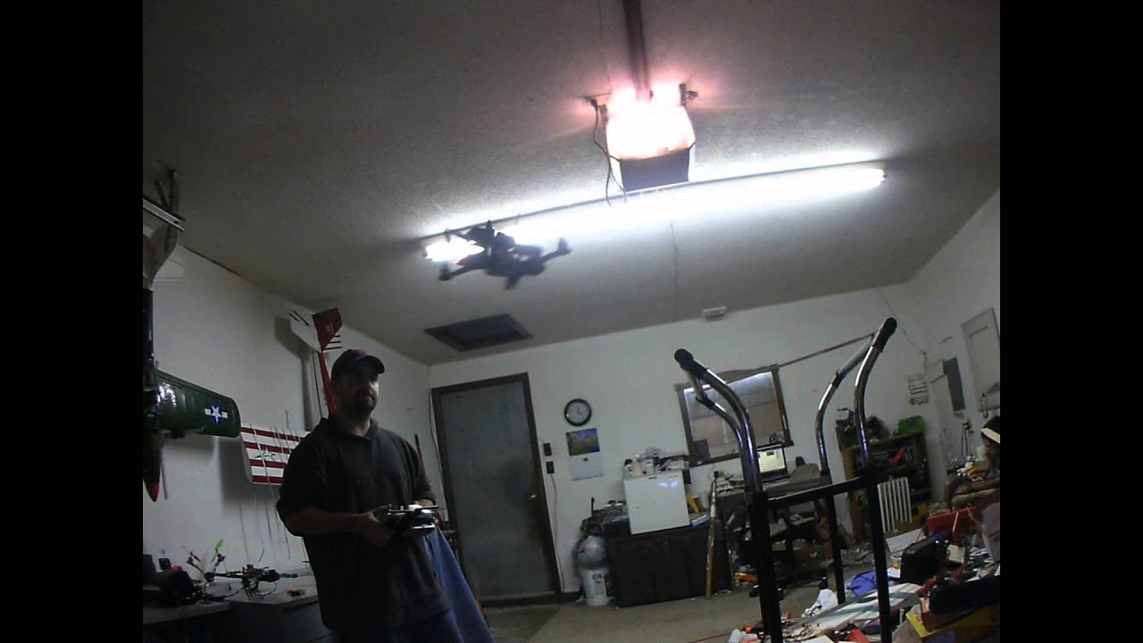 ZMR 250 FPV Racer (Quick Garage Flying Session) - YouTube