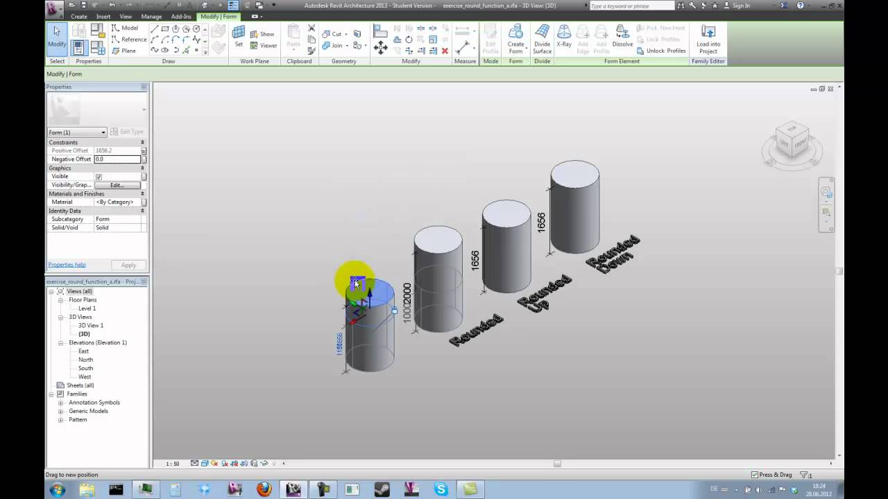 Rounding Numbers in Revit/Vasari - YouTube