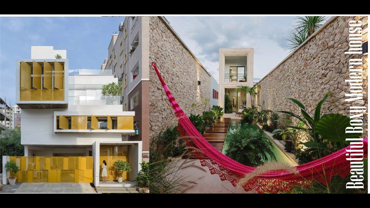 Beautiful Boxy Modern house/ Soul Garden House/ Tube house/ Three old ...