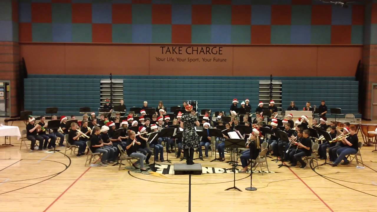 Rock The Halls - 6th Grade Band - YouTube