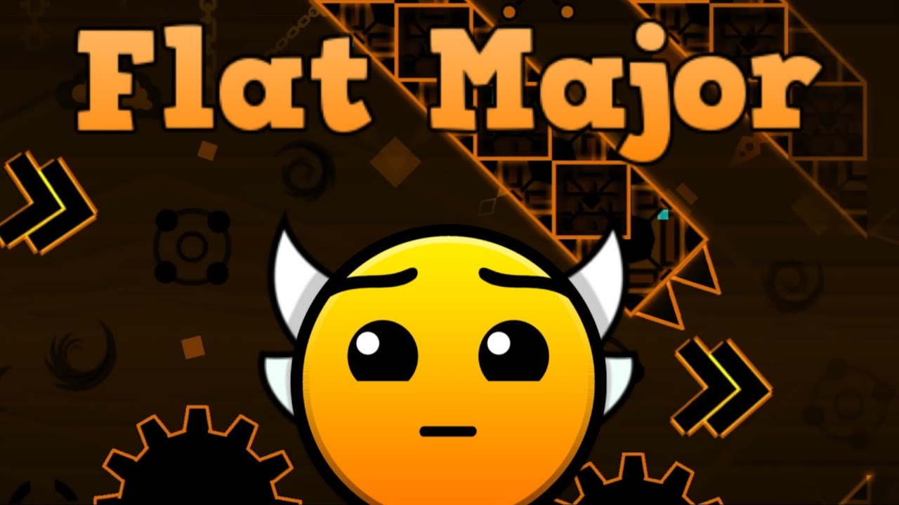 Flat major 100% (insane demon) | Geometry dash - YouTube
