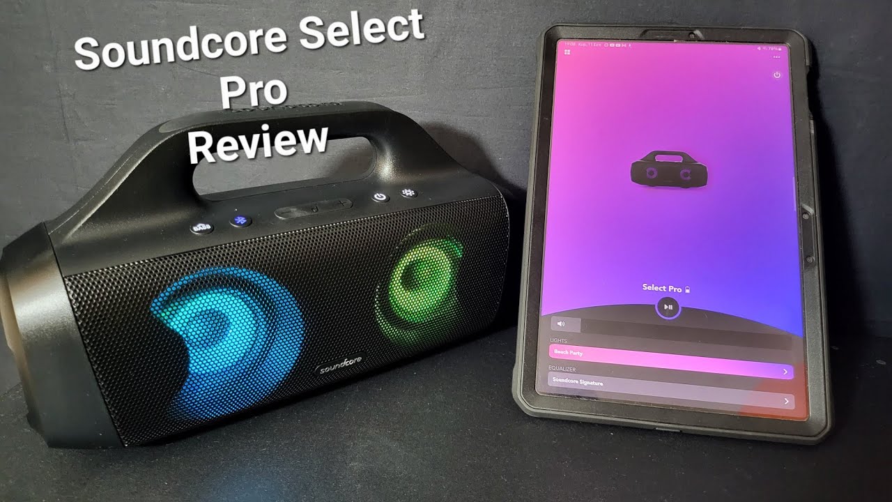 Anker Soundcore Select Pro 30W RGB Portable Speaker Review - Δίνει ...