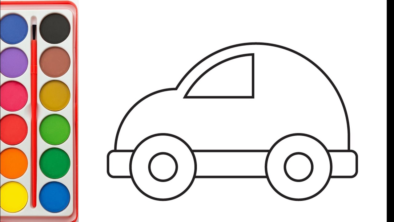🚗 🚗 how to draw a cute car step by step 🚗🚗 easy drawing of 🚨🚨 - YouTube