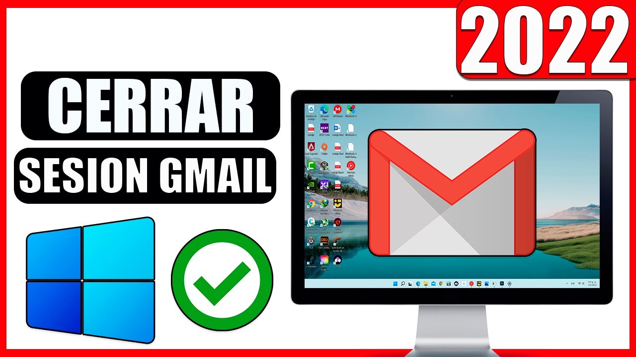 Como cerrar sesion en gmail pc 2022 - YouTube