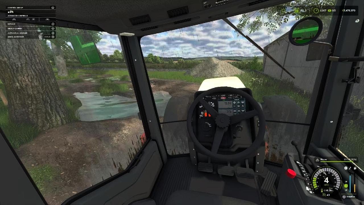 FS 25 custom cow farm and custom bga/grain mill/sugar mill - YouTube
