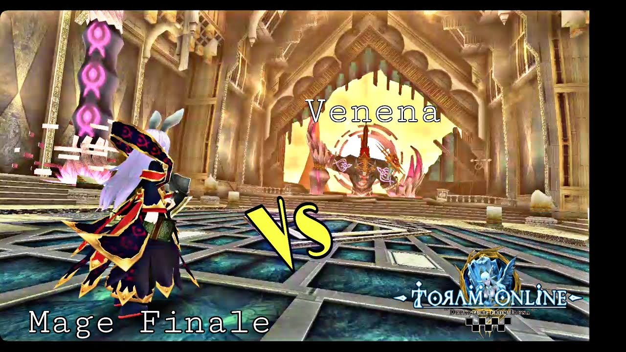 Toram Online - Mage Finale Vs Venena (Normal) - YouTube