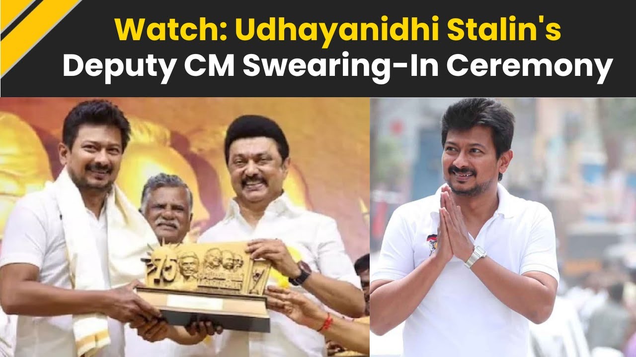Tamil Nadu: Udhayanidhi Stalin Named Deputy CM; Senthil Balaji Returns ...