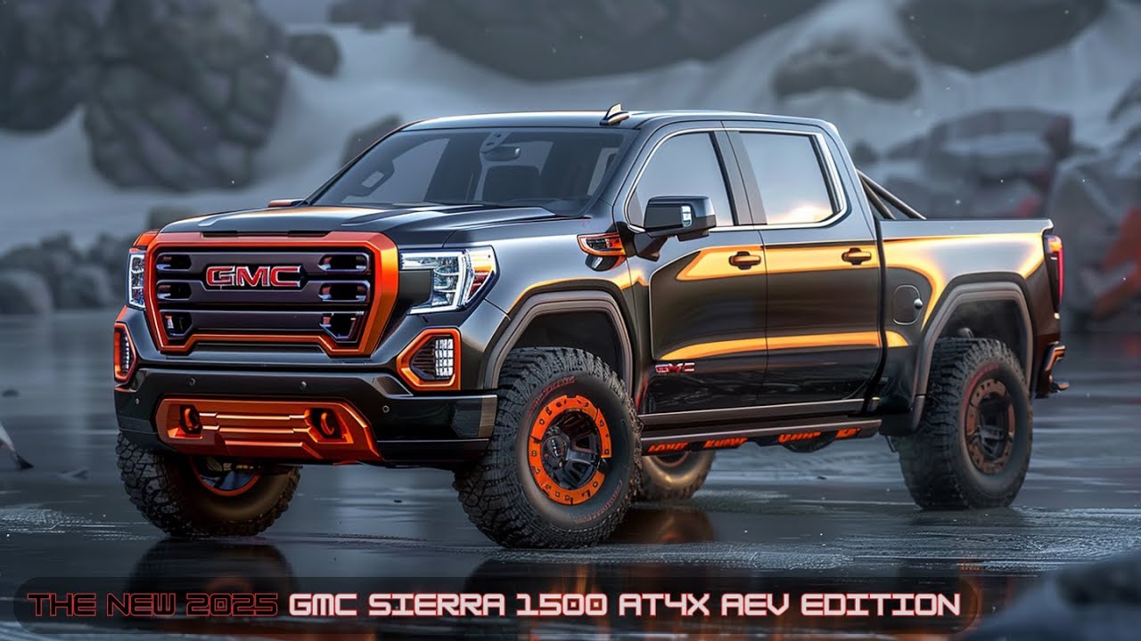 The 2025 GMC Sierra 1500 AT4X AEV Edition is the most powerful off-road ...
