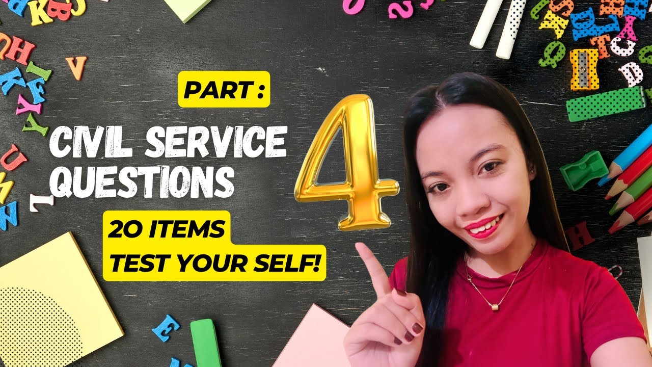 PART 4 CIVIL SERVICE EXAM 2025 - YouTube