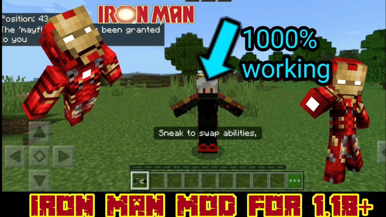 Iron man mod for Minecraft 1.18...... - YouTube