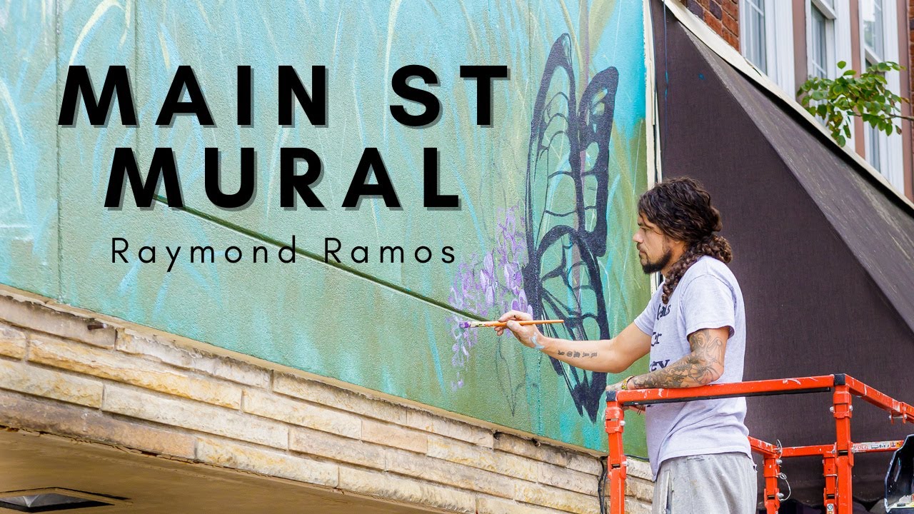 Raymond Ramos Main St Mural - Zanesville OH - YouTube