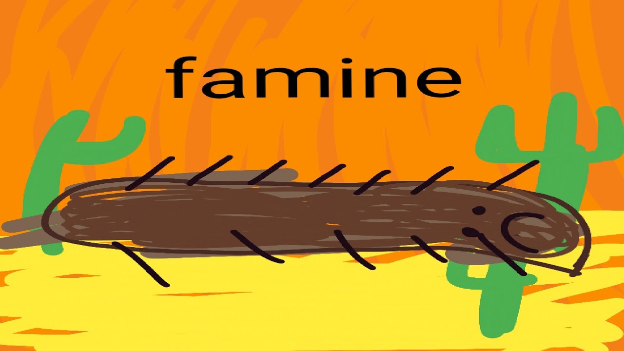 drawing the desert scourge (terraria calamity mod) - YouTube
