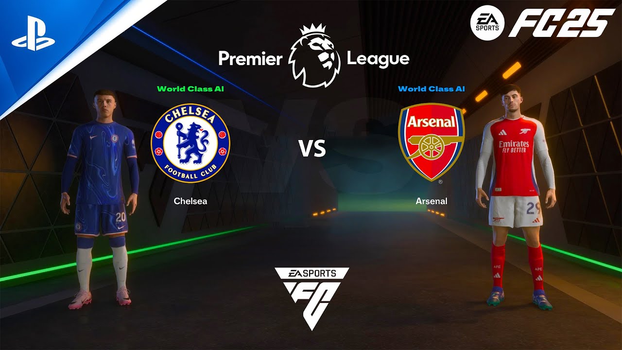 FC 25 PS4 - Chelsea vs Arsenal ft. Cole Palmer, Kai Havertz | Premier ...