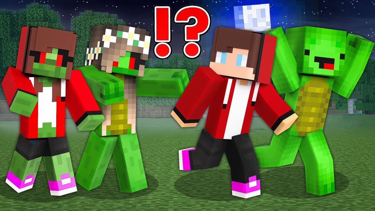 JJ's Girlfriend And Mikey's Girlfriend Became A ZOMBIES - in Minecraft ...