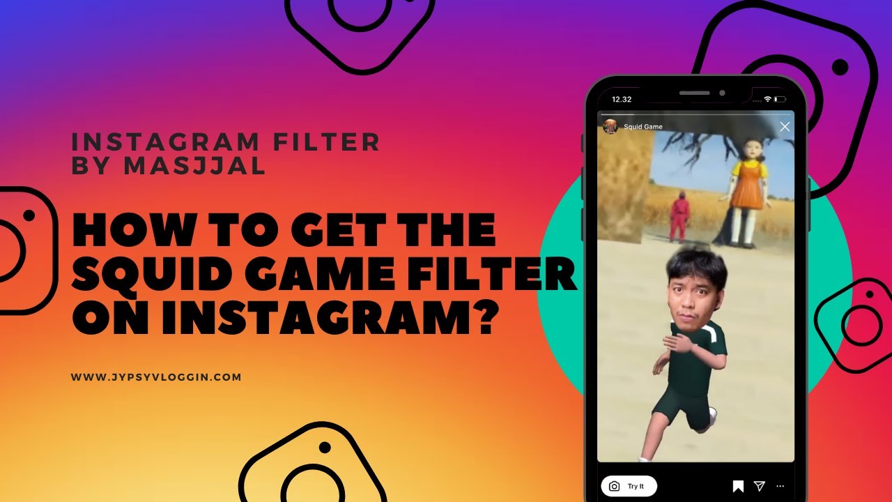 How to get the Squid Game filter on Instagram - YouTube