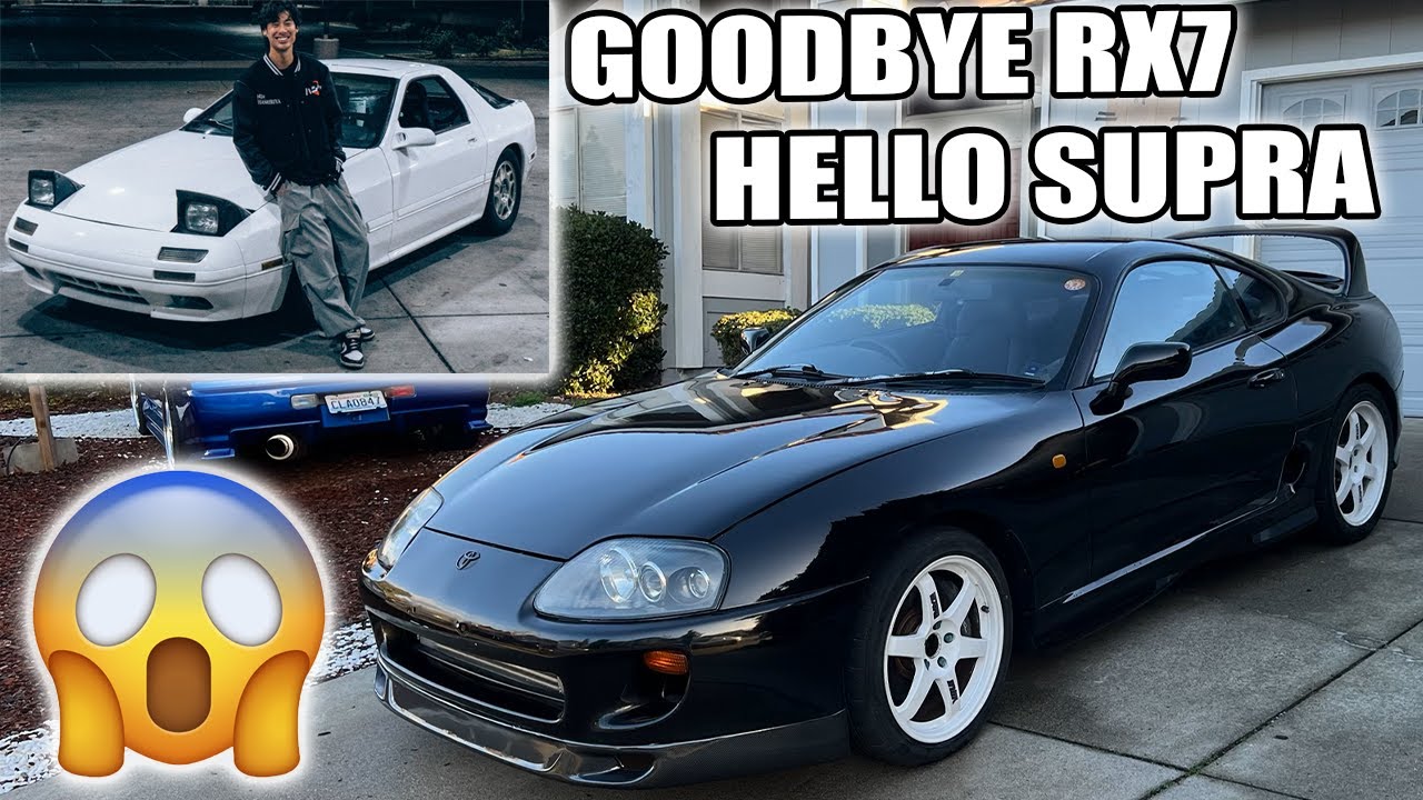 My Best Friend Imported A MK4 Supra?! | Goodbye RX7 FC! - YouTube