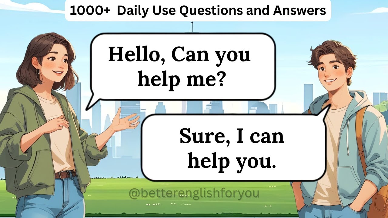 1000 Common English Questions & Answers | Improve Your Conversation ...