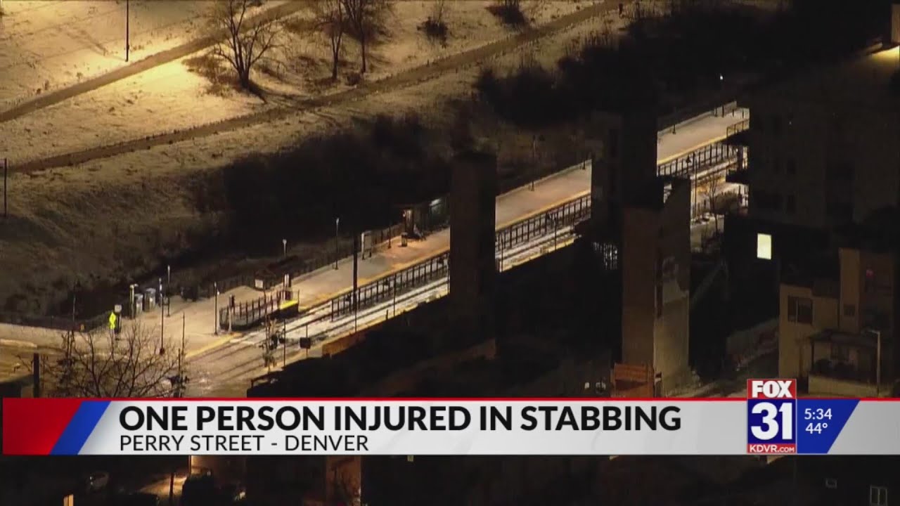 1 stabbed at Perry Street RTD station in Denver - YouTube