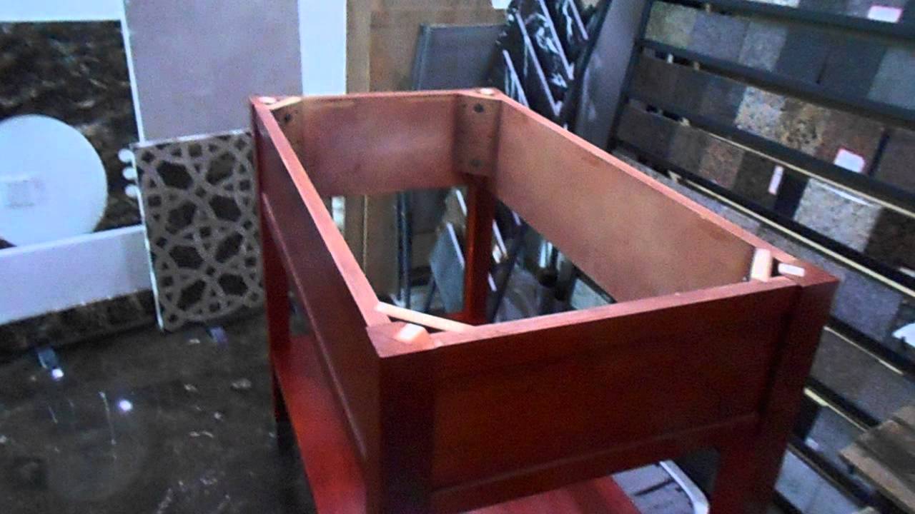 hampton inn hotel wood base vanity hotelcountertop.com - YouTube