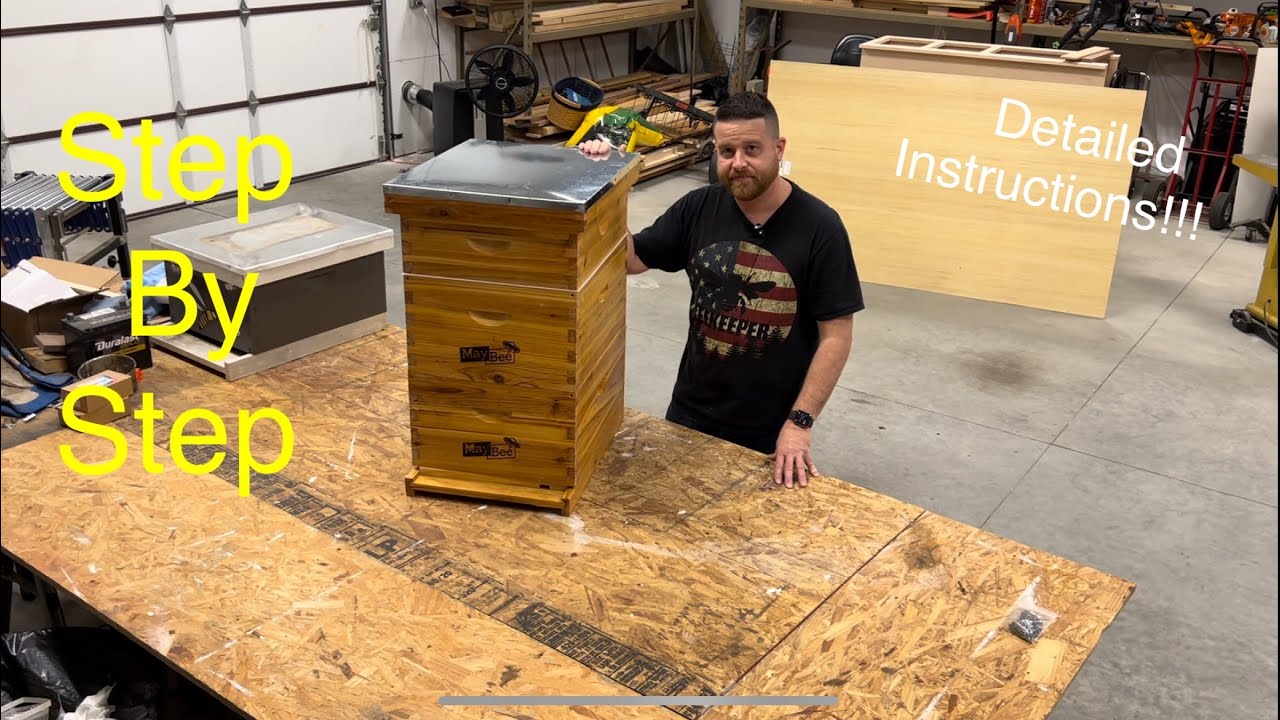How To Assemble A 10-Frame Langstroth Hive - Complete Step By Step ...