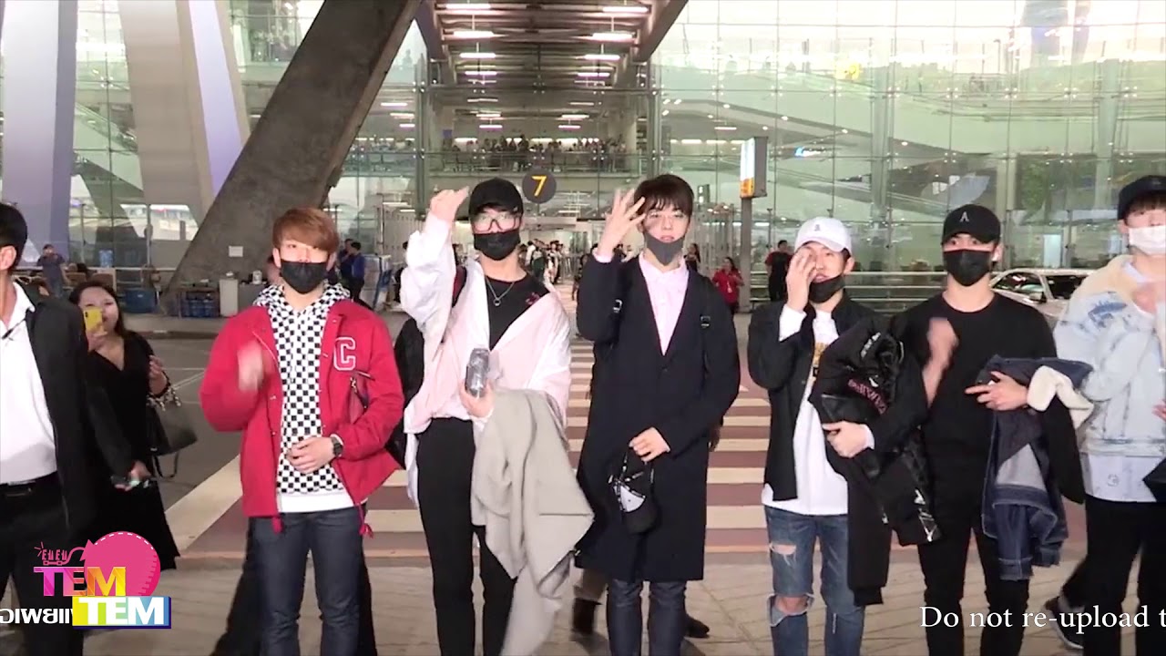 180228 ASTRO Bangkok Airport Arrival - YouTube