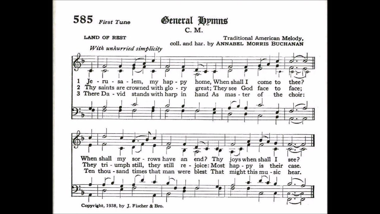 Jerusalem, My Happy Home Acordes - Chordify