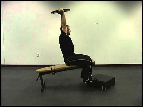 Incline Over Head Sit Up - YouTube