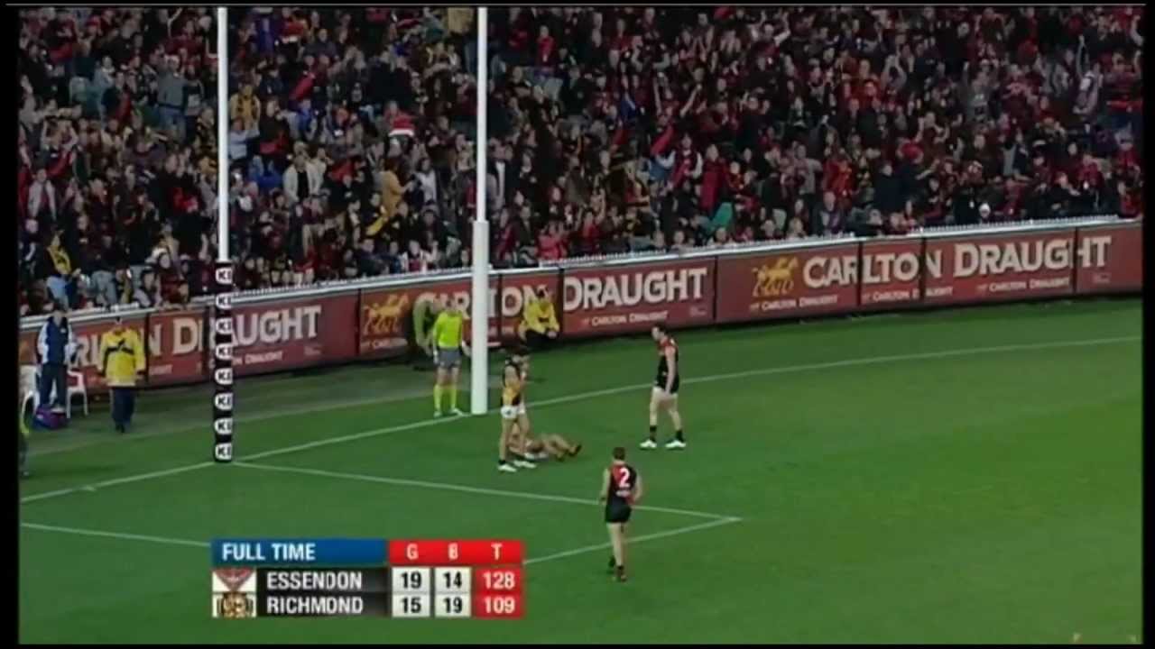 AFL 2012 Round 8 Essendon Vs Richmond - YouTube