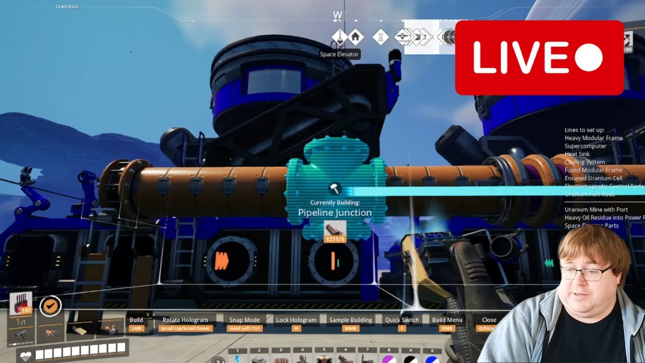 🚀 SATISFACTORY LIVE – Building the Ultimate Factory! Optimization ...