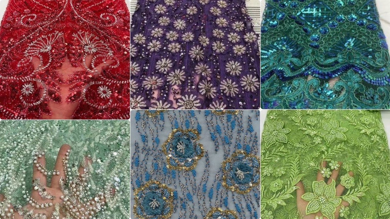 fancy net fabric dresses making detail by Kushi Maqbool explain - YouTube