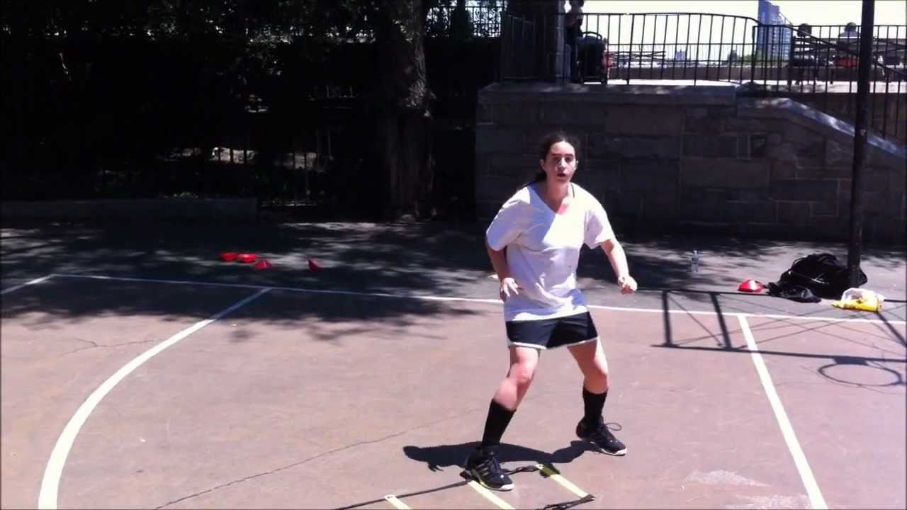 Agility Post Up Combo Drill - Footwork Drill - Low Post Moves - YouTube