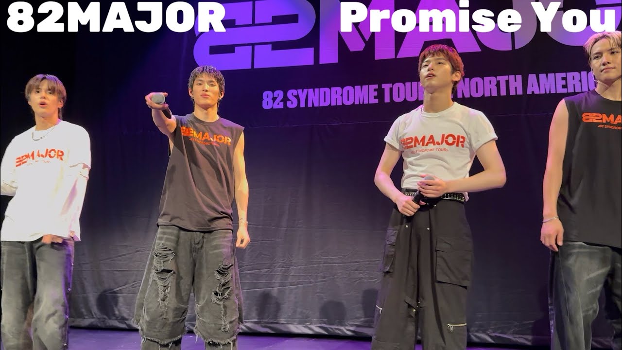 [4K] 82MAJOR - 'Promise You' - 250620 - 82 Syndrome USA Tour Boston ...